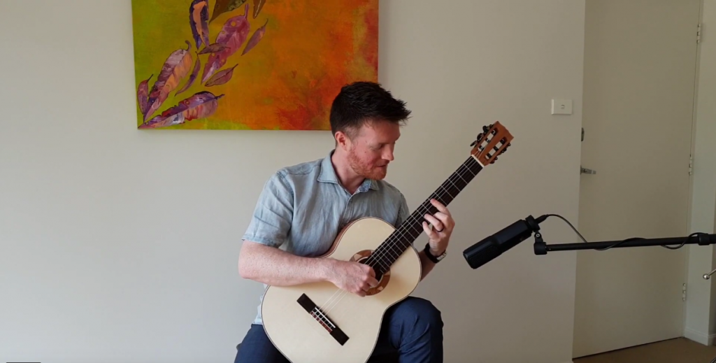 Matt Withers plays a Toscano Classical Guitar - Steve Toscano Guitars